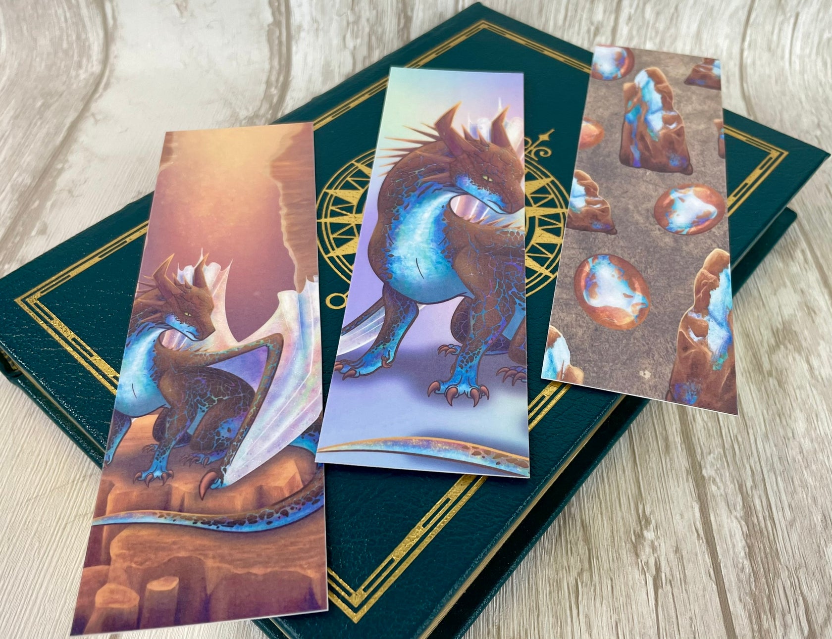 Opal Mineral Dragon - Bookmarks – Two Twisted Dragons
